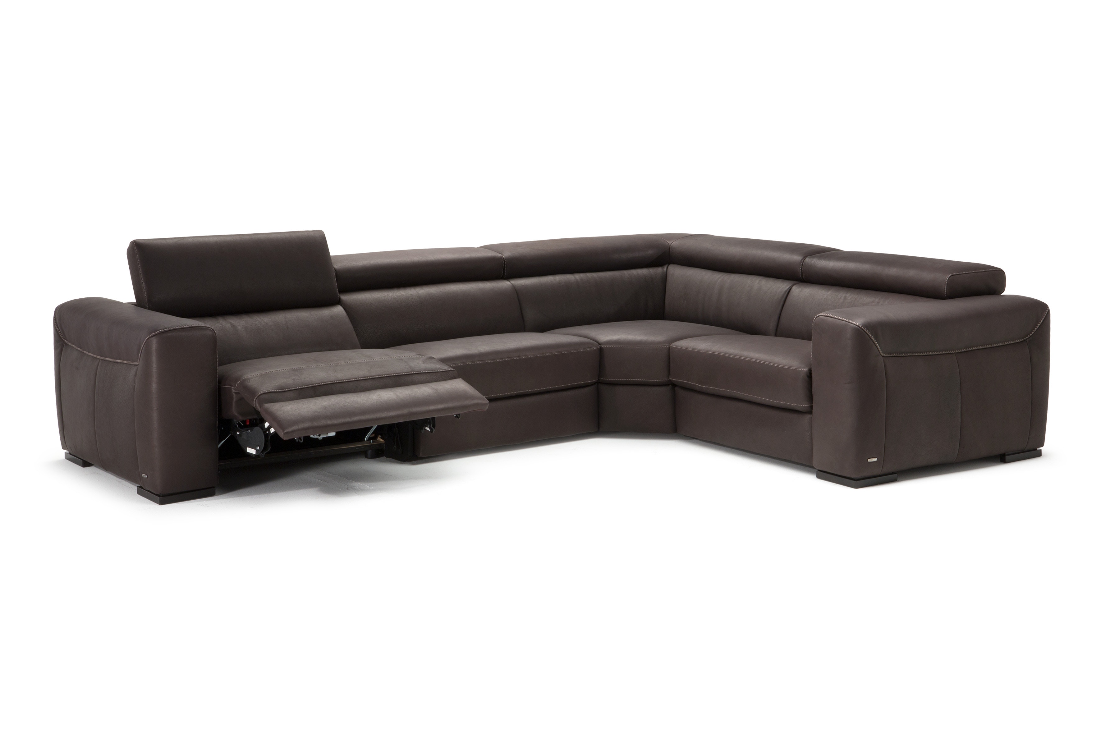Italian leather power motion sectional. Available in your choice of leather and endless configurations